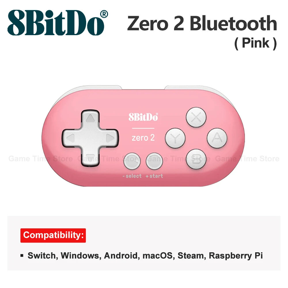 Salange 8Bitdo Zero 2 Bluetooth Controller For Nintendo Switch Windows Android MacOS Raspberry ...