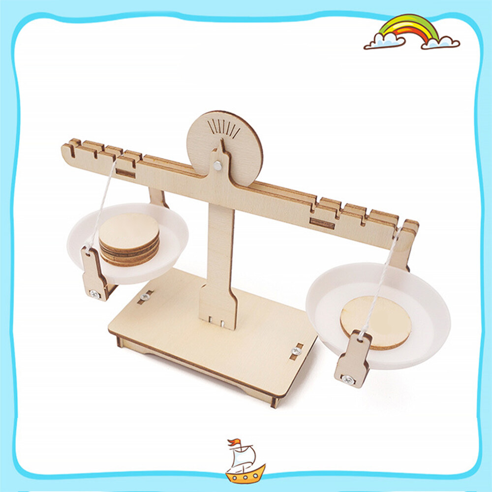 DIY Balance Scale Lever Wooden Weighing Scale Science Math Teaching ...