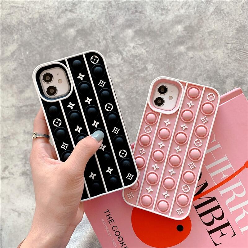 HOCE Anti-Stress Pop Toy Push it Bubble Case For iphone 11 12 13 Pro XS ...