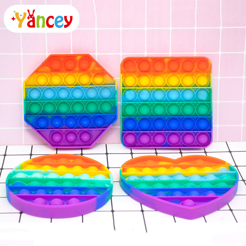 ของเล่นบีบอัดซิลิโคน Pop Ti ของเล่นกดฟอง Fidget ของเล่นการรับรู้การฝึก ...