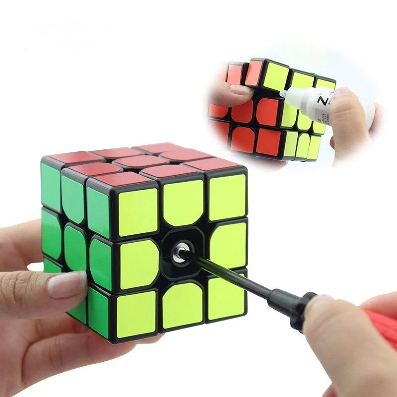 Rubik Magic Cube 3X3 Ultra Smooth Black สติกเกอร์ Magic Cube Rubiks ...
