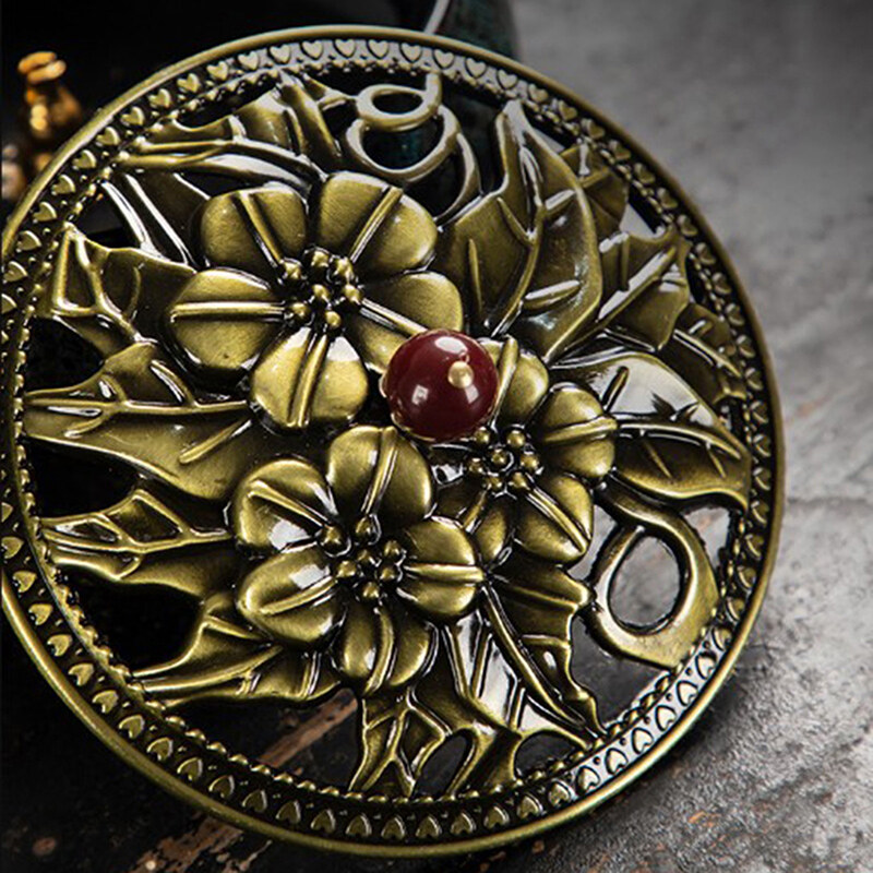 YUE Large Mosquito Coil Censer Ceramic Incense Burner Incense Seat ...