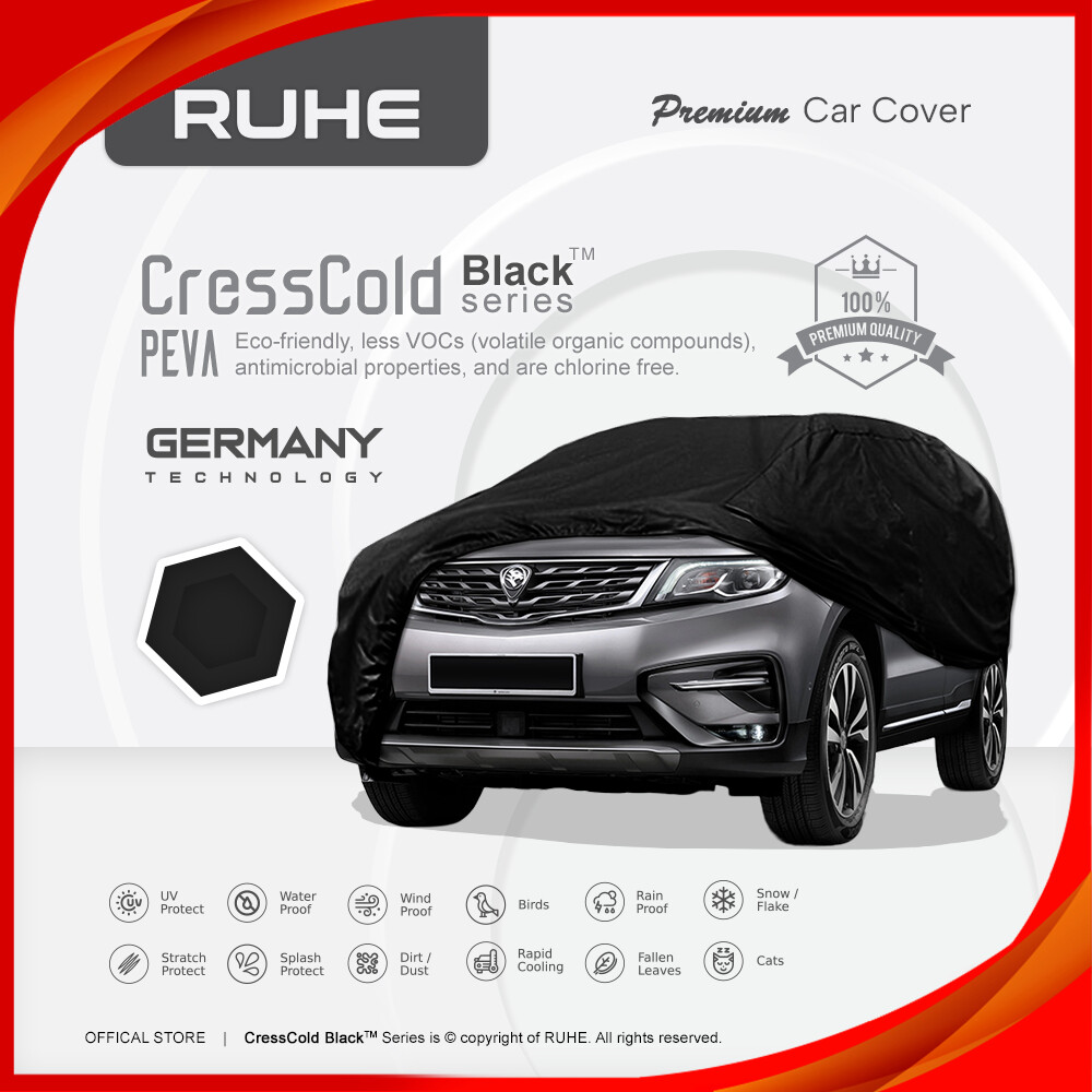Ruhe Germany Black Car Cover Outdoor Protection Waterproof Water ...