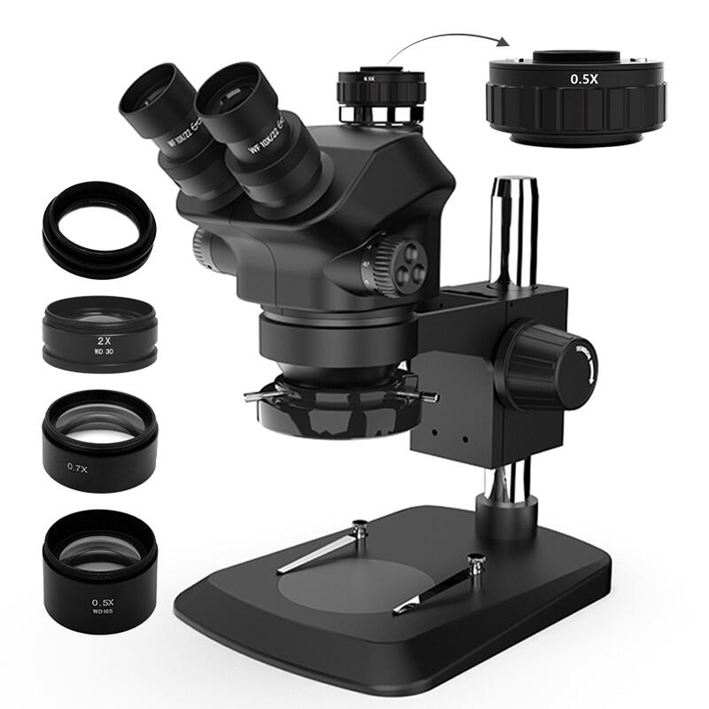 Kailiwei 7-50X 100X 7050 Industrial Optical Lab Zoom Trinocular Stereo ...