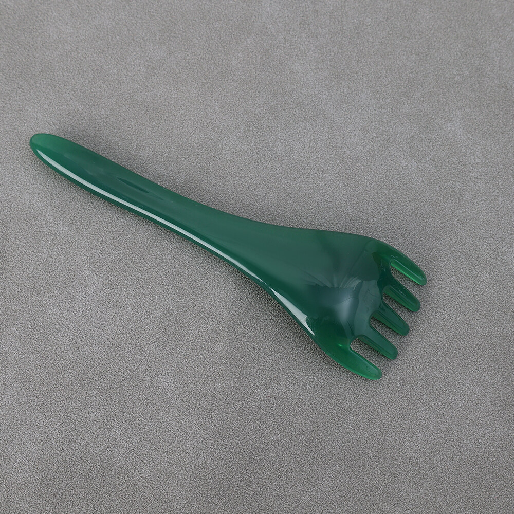 Resin Head Massage Comb Massager Chinese Gua Sha Stick Five Claw Comb