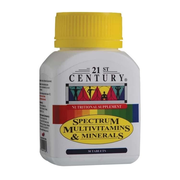 21st Century Spectrum Multivitamins & Minerals 30'S | Lazada
