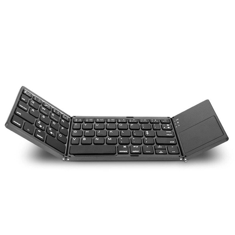 Mini 2 Folding Keyboard Bluetooth Keyboard Foldable Wireless Keypad With Touchpad Lazada Ph