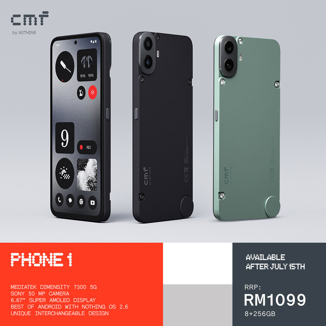 [Malaysia Set] CMF Phone 1 5G (256GB ROM | 8GB RAM) 1 Year Nothing ...