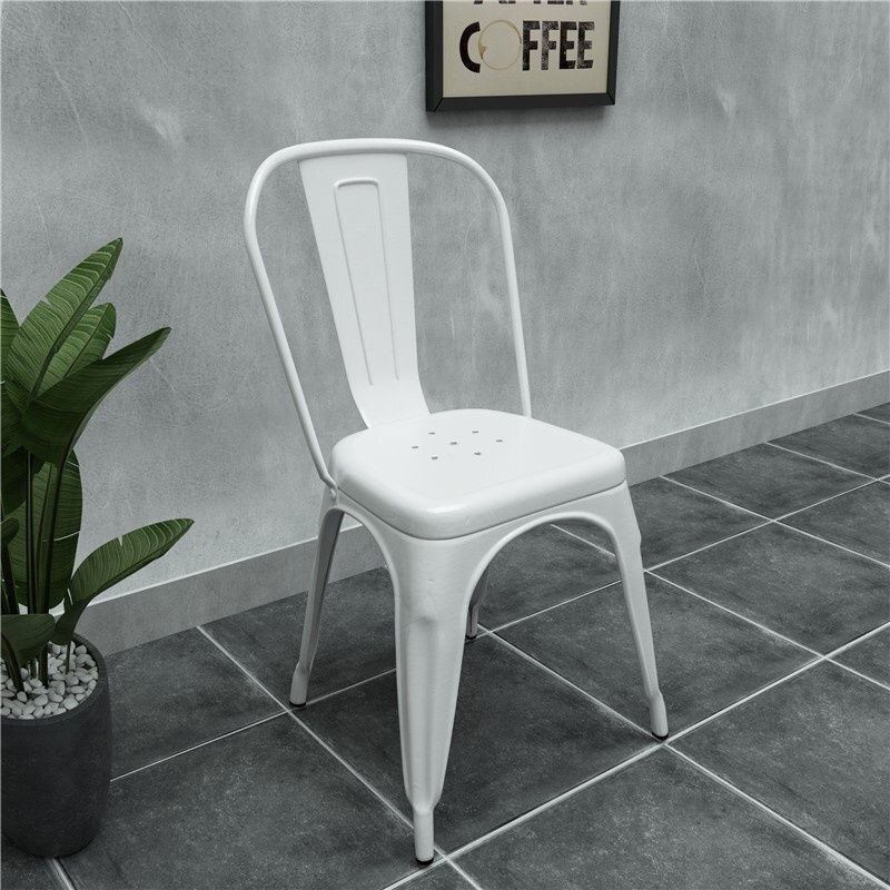 WFURNITURE Bar Chair Metal Dining Chair Kerusi Makan Kerusi Besi Steel ...