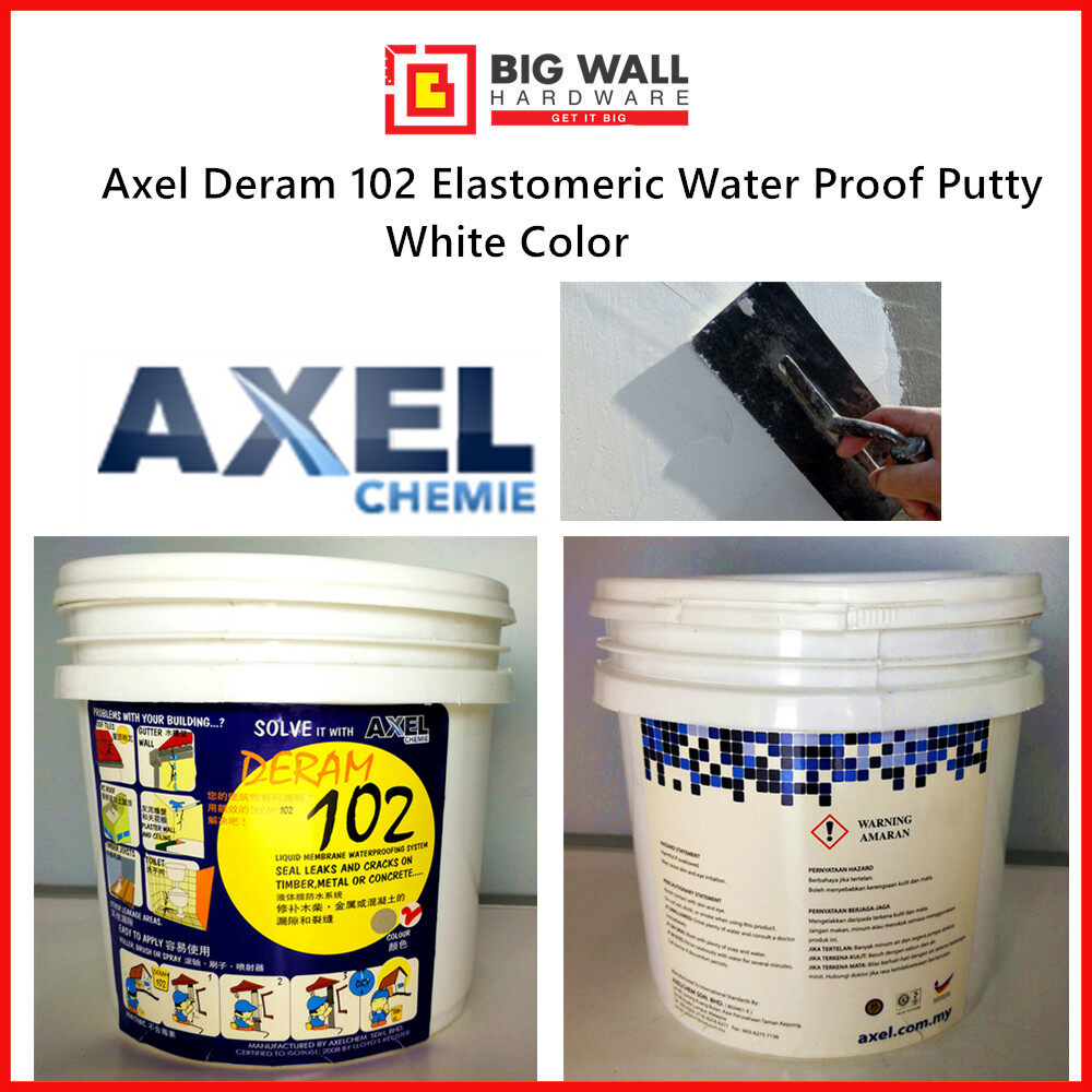 Axel Deram 102 Elastomeric Water Proof Putty 1kg/5kg (Available in ...