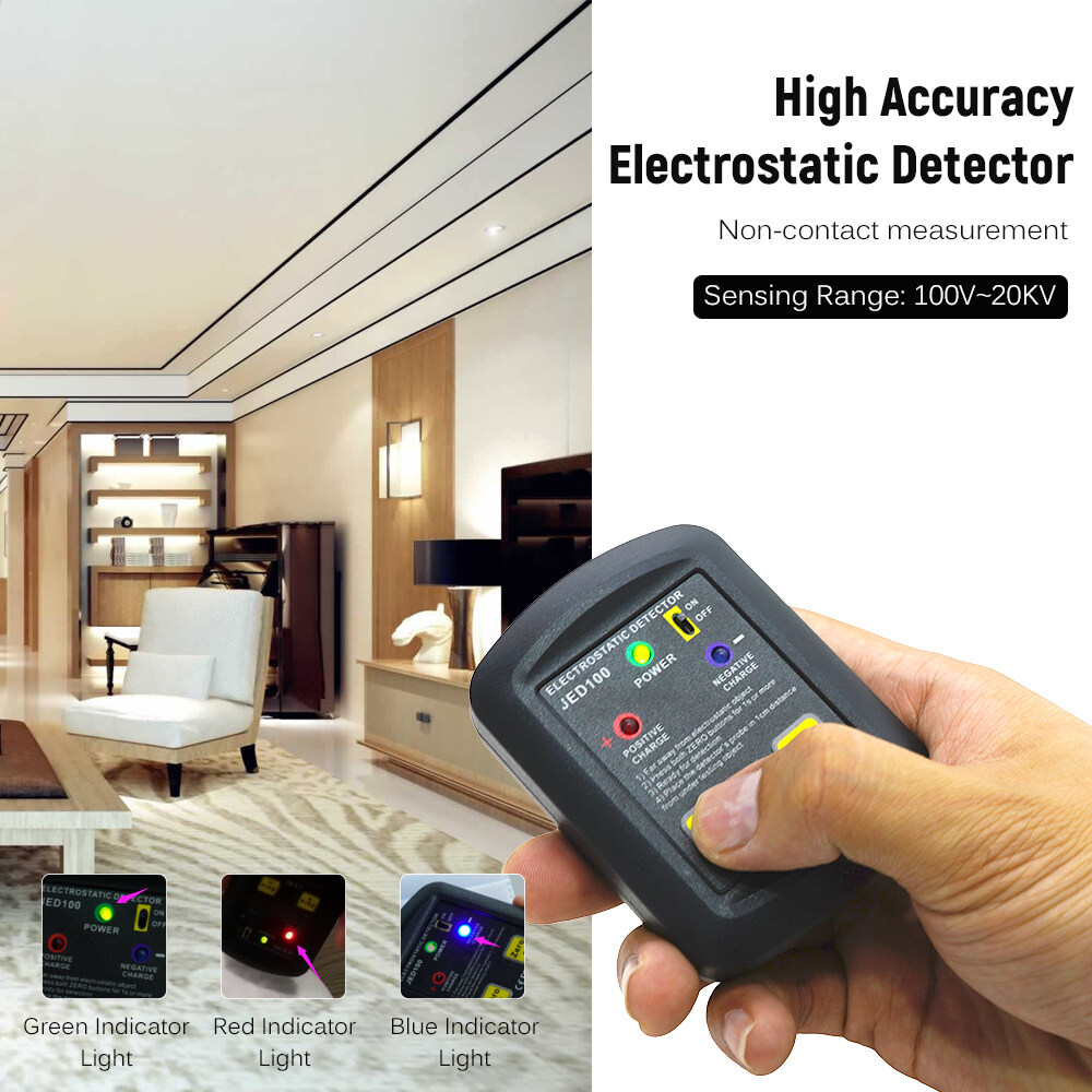 Palm-size Electrostatic Detector Portable Electrostatic Tester ...
