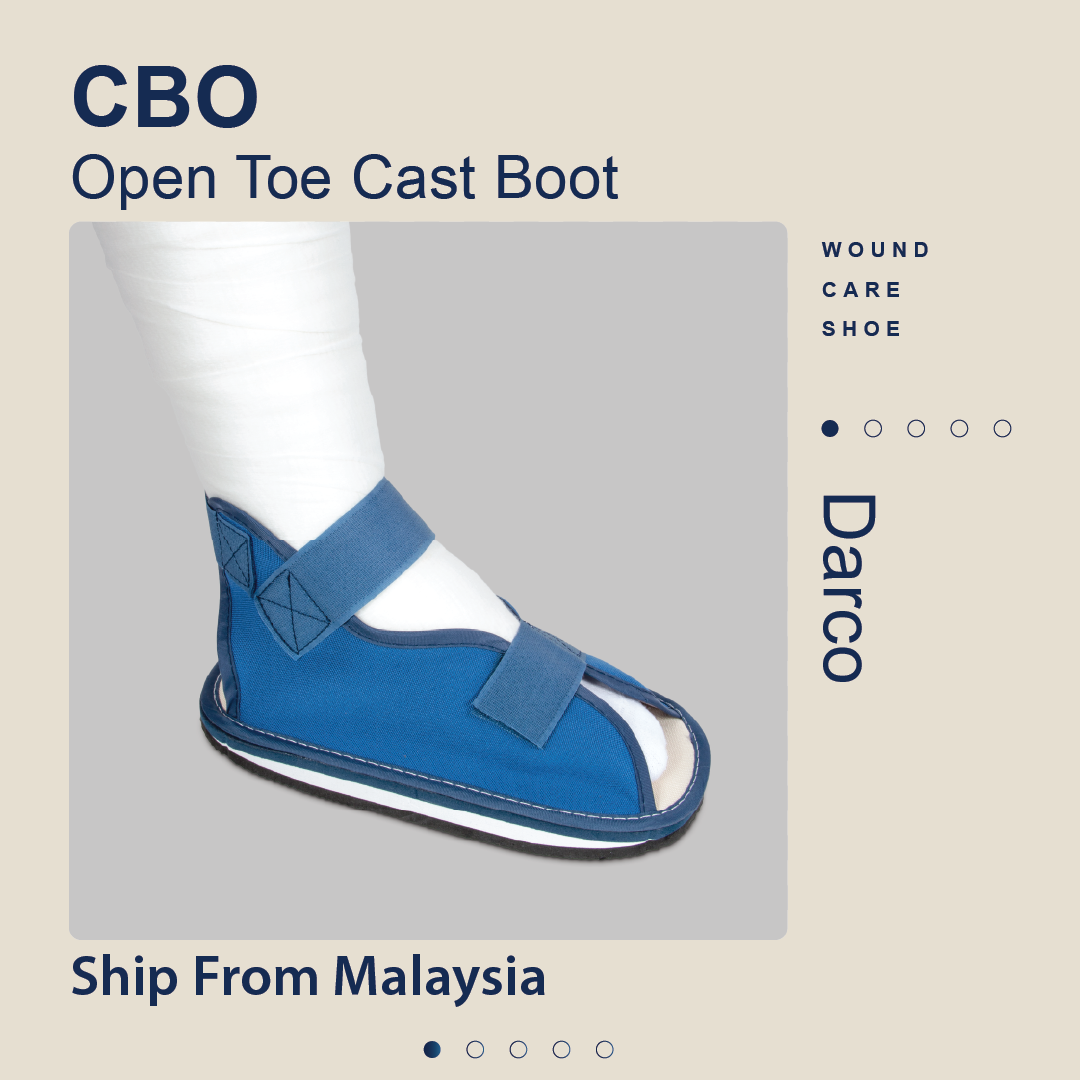 Standard Open Toe Cast Shoe | Post Op Shoe | Alternative for Diabetic ...