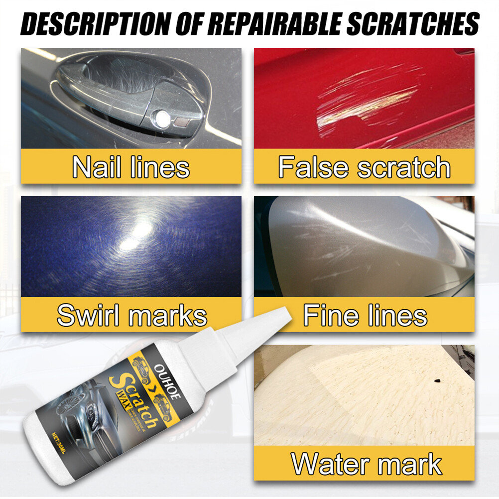 30ML Sharp Mouth Polishing Cream Paint Scratch Remover Car Scratch ...
