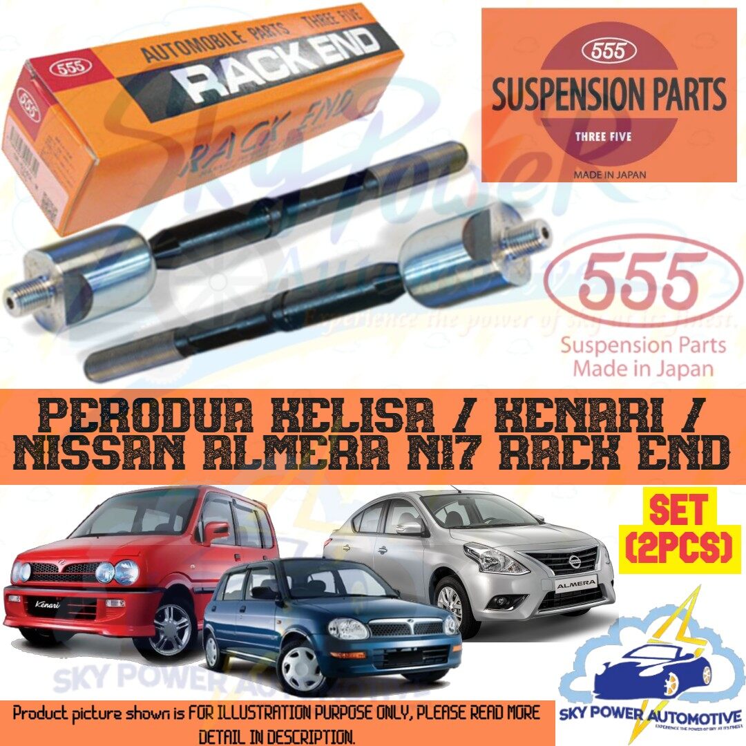 PERODUA KELISA / KENARI / NISSAN ALMERA N17 555 JAPAN BRAND STEERING ...