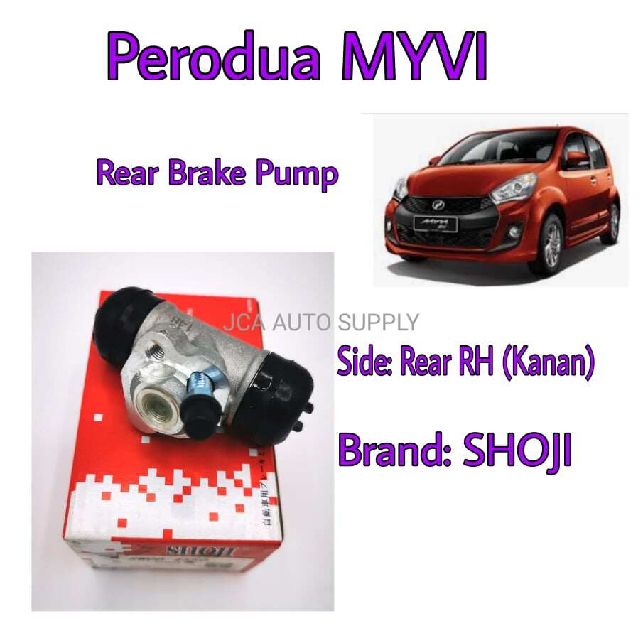 Rear Brake Pump -MYVI-AXIA-BEZZA - SHOJI | Lazada