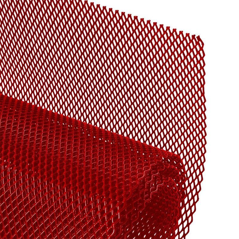 1M Car Aluminum Front Bumper Mesh Sheet Diamond Shape Universal Vehicle ...