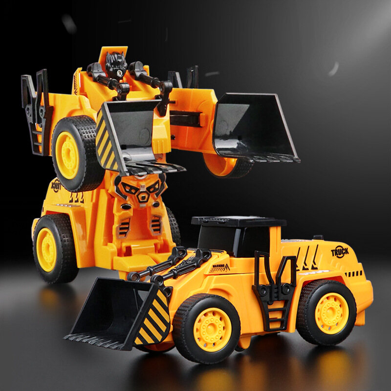 LS Boys Transforming Forklift Toys Children 'S Bulldozer Toy Car ...
