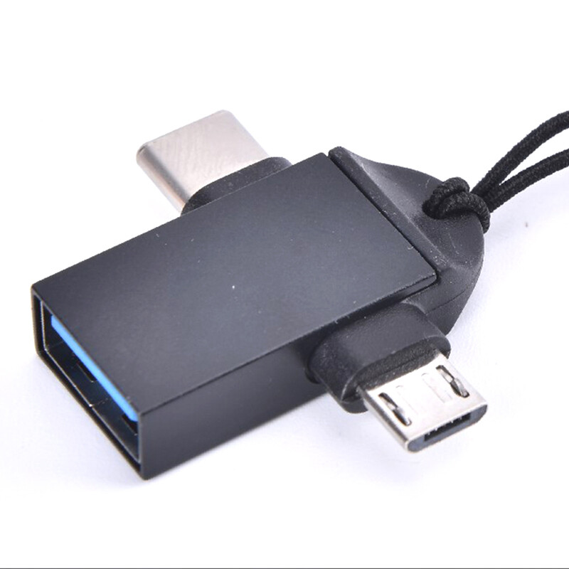 ZHANG อะแดปเตอร์โทรศัพท์มือถือขั้วต่อ Usb สองในหนึ่งเดียว Android TYPE ...