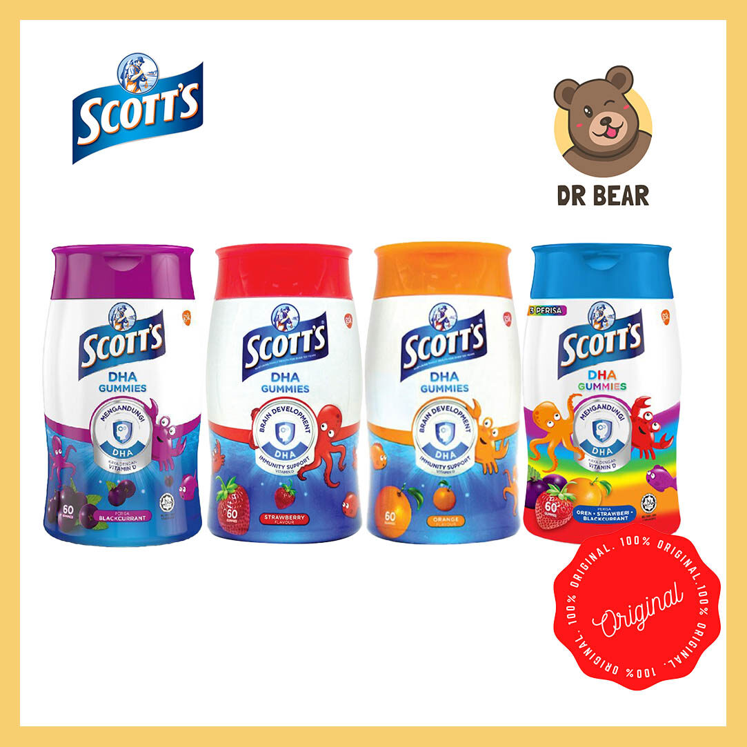 Scott's DHA Gummies/Multivitamin Gummies 60s | Lazada