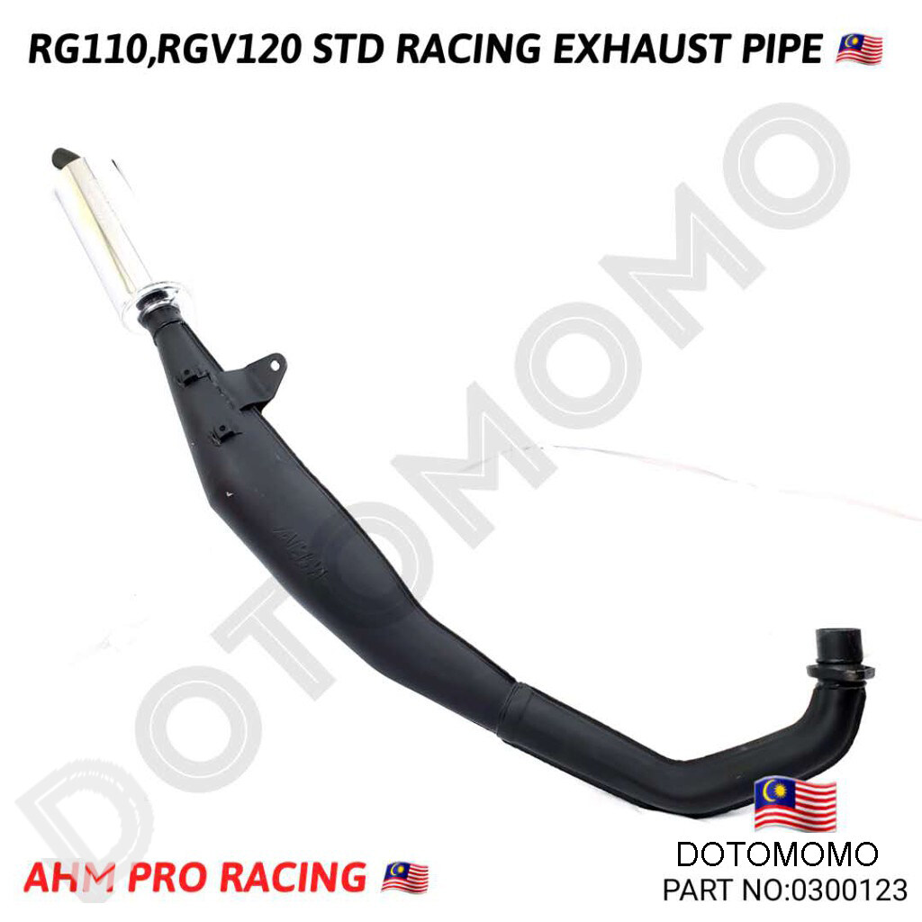 RG110 RGV120 SUZUKI STD AHM RACING EXHAUST PIPE - 2 STROKE CHAMBER ...