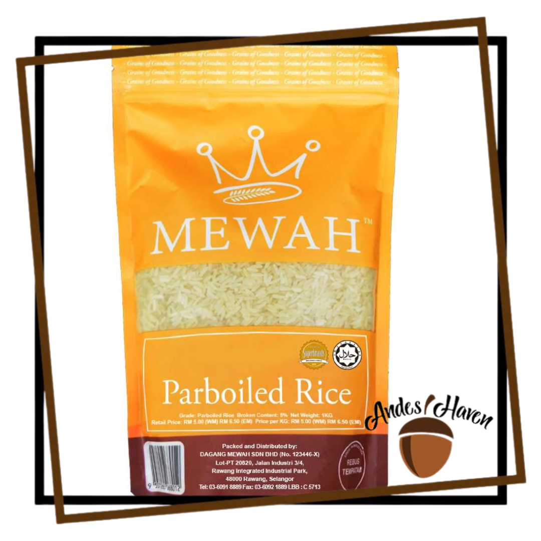 【Mewah】Parboiled Rice - 1kg | Lazada