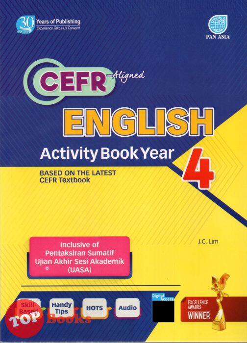 [TOPBOOKS Pan Asia] English Activity Book Year UASA 4 CEFR Aligned ...
