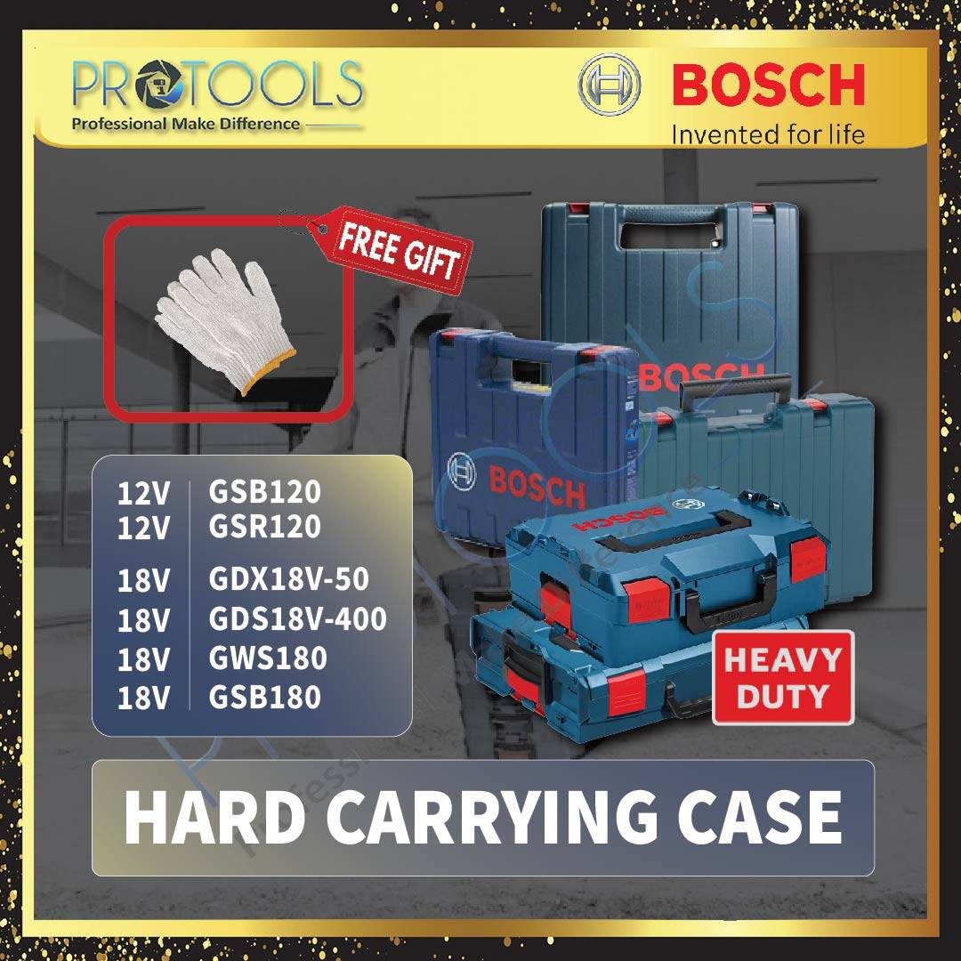 BOSCH BIG SMALL HARD CARRYING CASE FIT FOR BOSCH 18V / 12V DRILL SIZE ...
