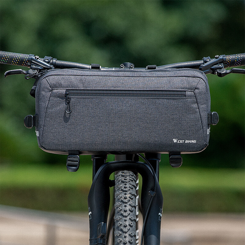 WEST BIKING 6.2L Large Capacity Bike Handlebar Bag Bicycle Handlebar ...
