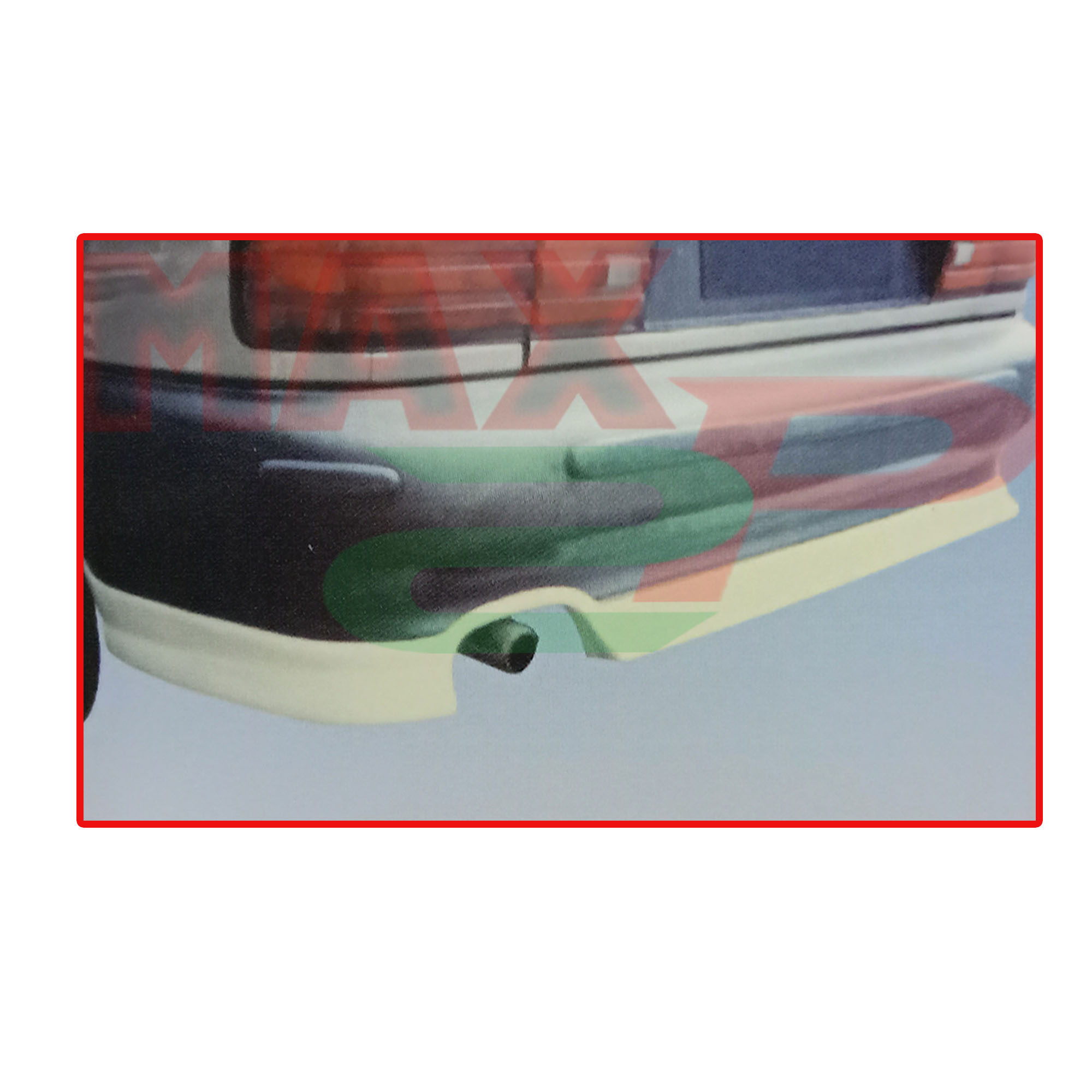 Proton Wira Saloon Rear Skirt E4 Style Rear Back Skirt Bumper Side ...