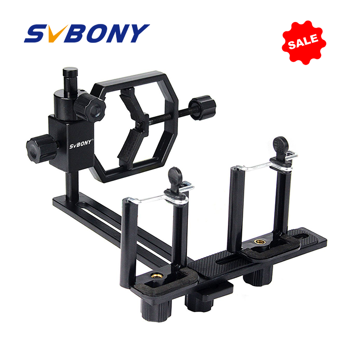 Svbony Cell Phone Adapter Mount 2 in 1 Universal Camera phone Adapter ...