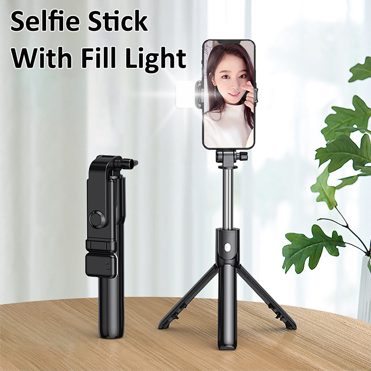 [ความเร็วปรับ] 360 ° รีโมทคอนโทรล Bluetooth Selfie Stick มือถือขาตั้ง ...