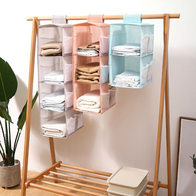 【Clothes Organizer 】2021ใหม่ไม้แขวนสำหรับตู้เสื้อผ้ากระเป๋าเก็บของ ...