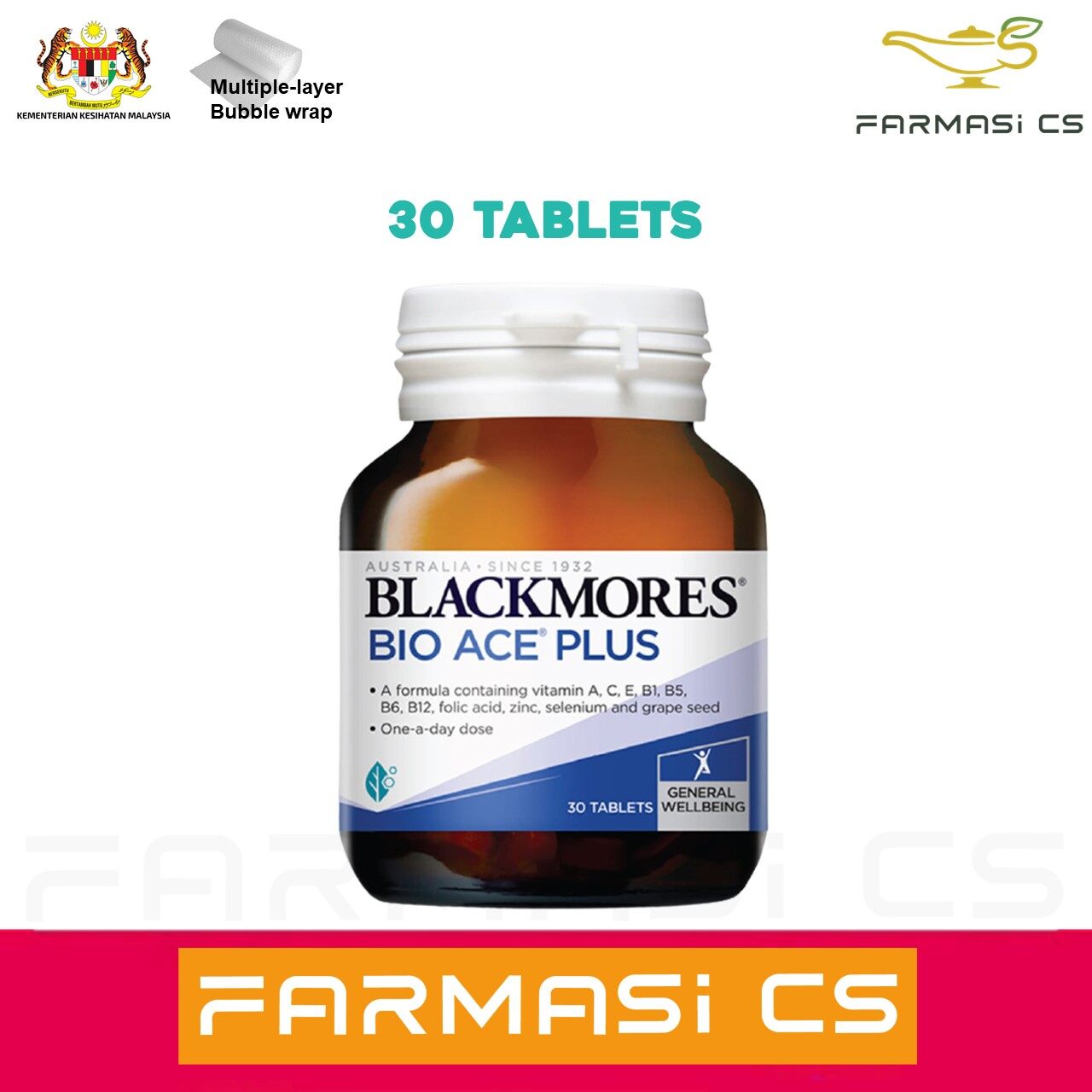 Blackmores Bio Ace Plus 30 tablets EXP:01/2026 [ Vitamin A C E ...