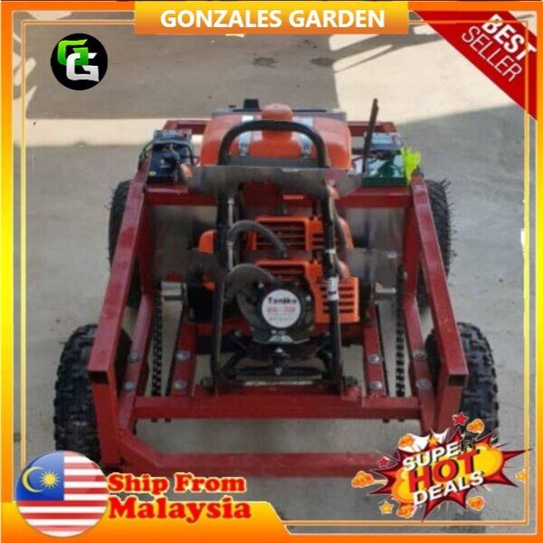 Pemotong Rumput Grass Cutter 4WD Remote Control Lawn Mover BADEK X1 ...