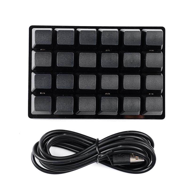 Mini Black 24 Key Mechanical Keyboard 9 Key 16 Key Gaming Keyboard Sayo ...