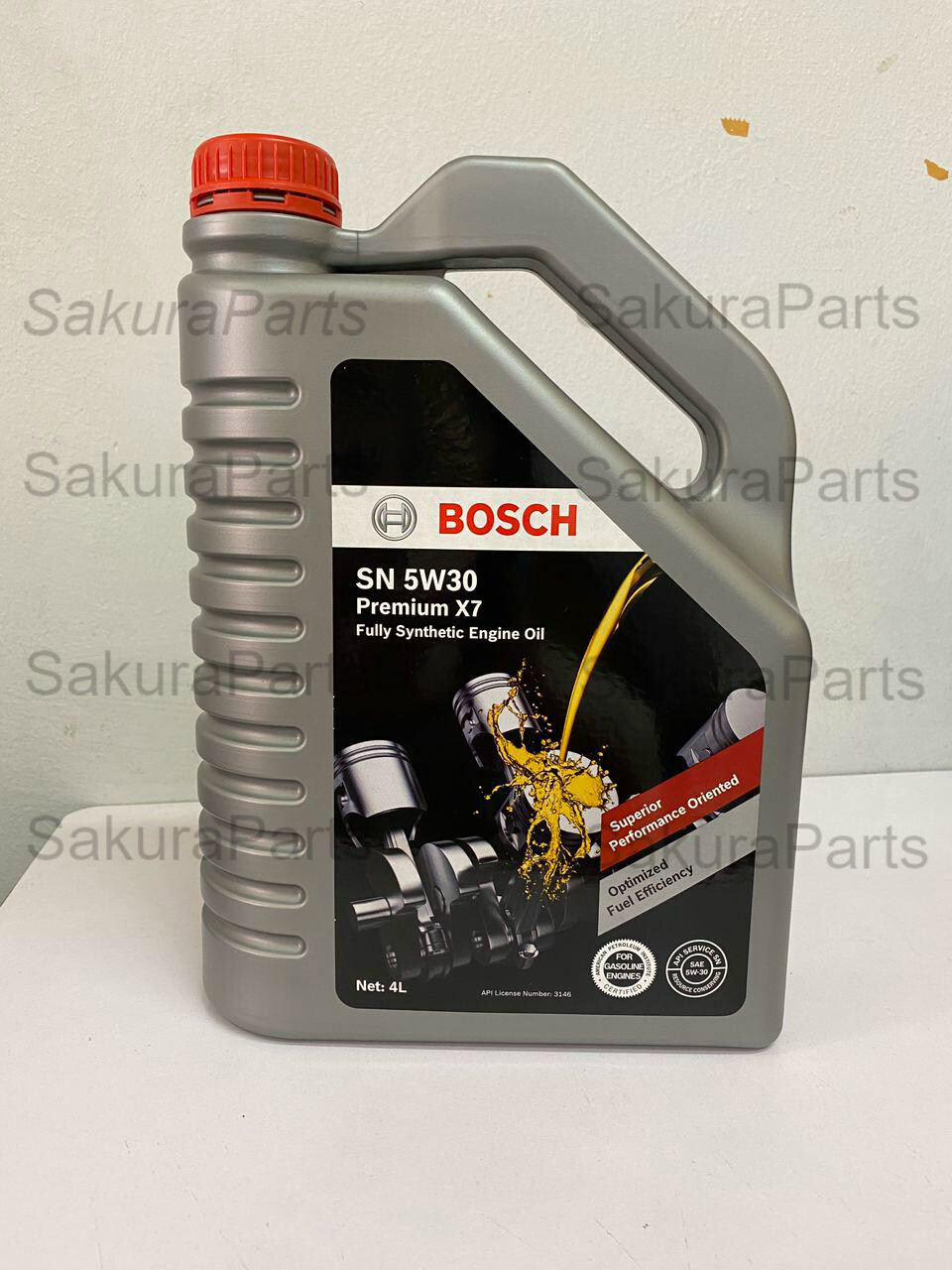 Bosch 5w30 Premium X7 Fully Synthetic Engine Oil 4L (Original) | Lazada