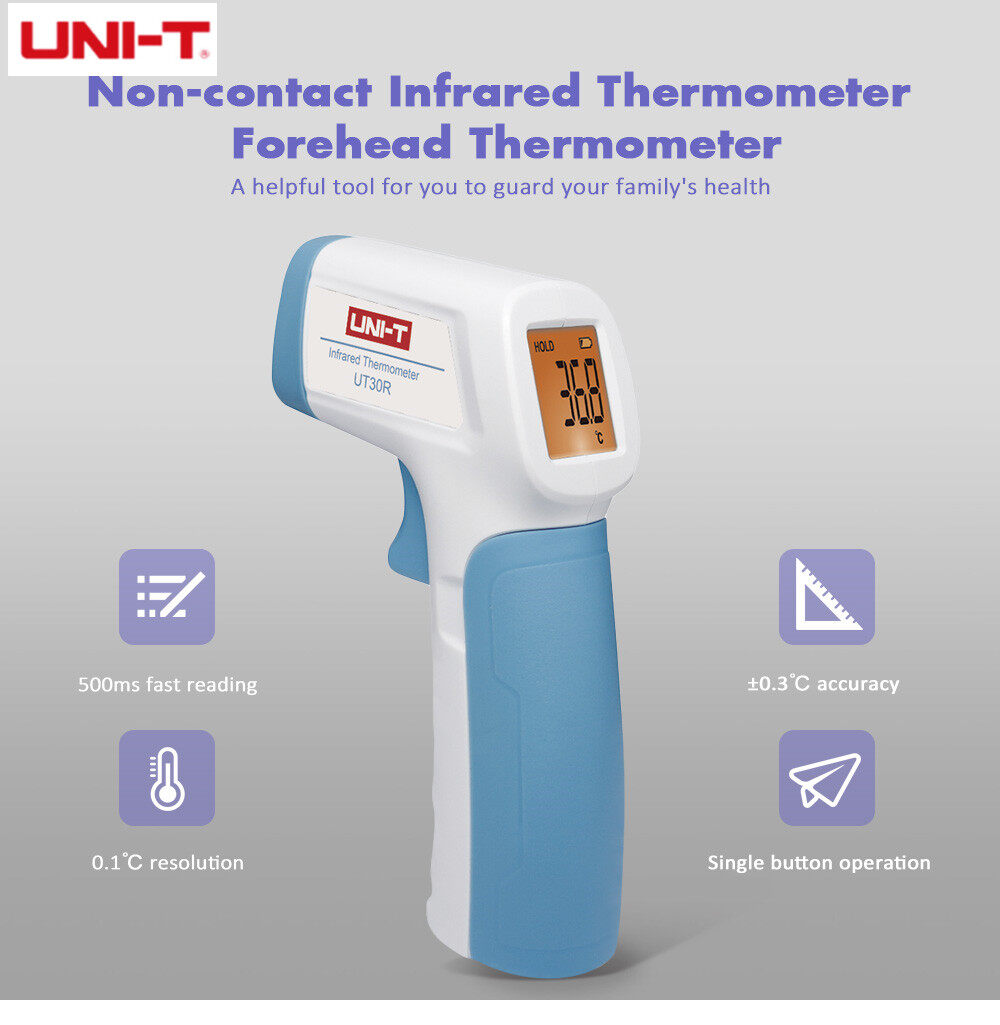 100% Original UNI-T UT30R Infrared Laser Thermometer Temperature ...