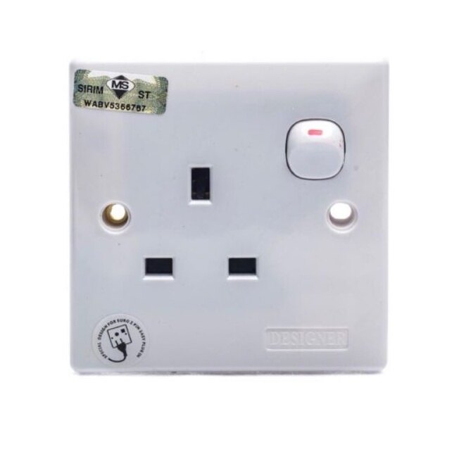 Switch Socket Outlet & Switches / Soket (SIRIM) | Lazada