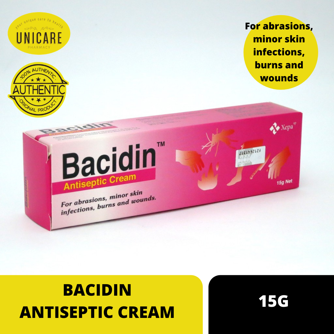 BACIDIN ANTISEPTIC CREAM 15G | Lazada