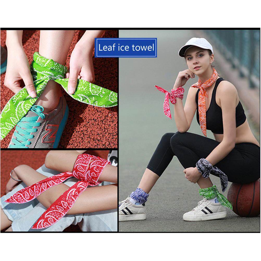 9 Pieces Cooling Scarf Summer Wrap Soaked Tie Around Neck Ice Cool ...