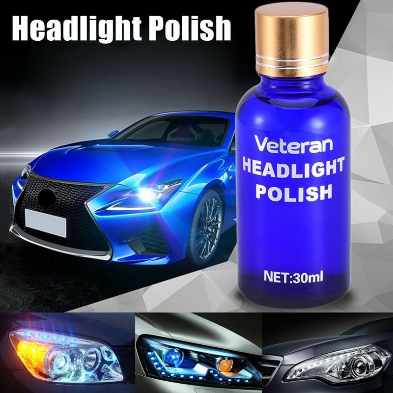 Car Headlight Lens Restoration System Repair Kit Plastic Light Polish ...