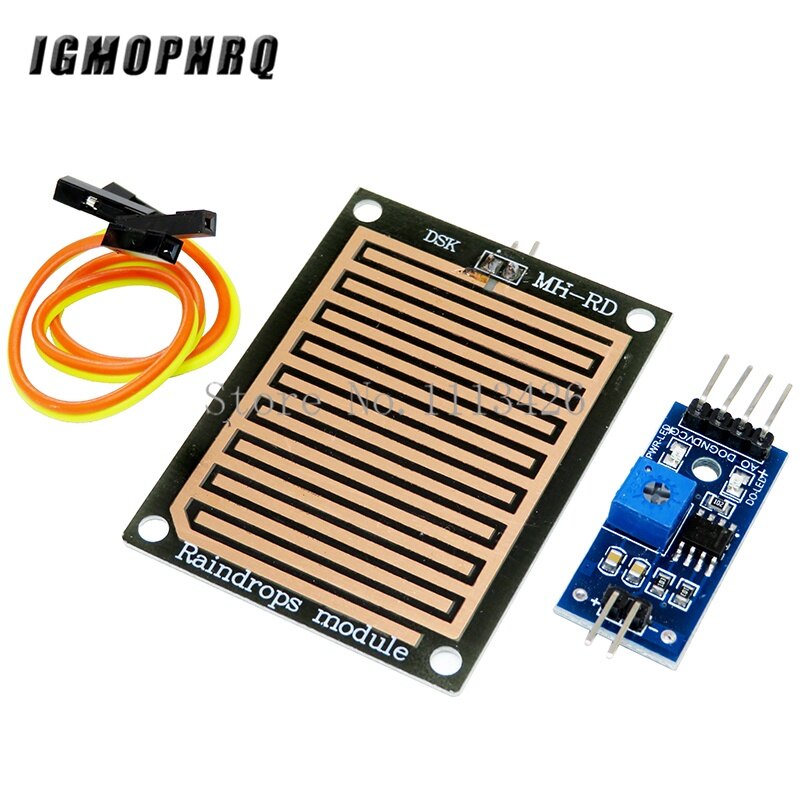 1set/lot Snow/Raindrops Detection Sensor Module Rain Weather Module ...
