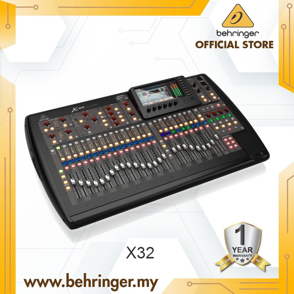 BEHRINGER X32 40-Input, 25-Bus Digital Mixing Console with 32 ...