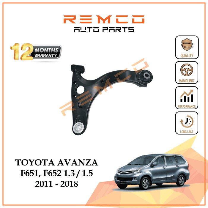 TOYOTA AVANZA F651 / F652 ( 2012 -2020 ) FRONT LOWER ARM LEFT OR RIGHT ...
