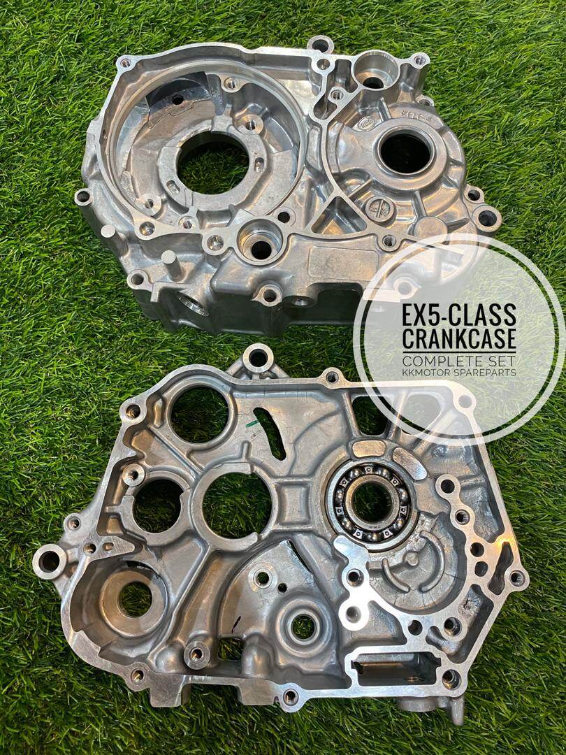 HONDA EX5 Class ENGINE CRANKCASE (LH/RH) Kulit Enjin COMPLETE SET (100% ...