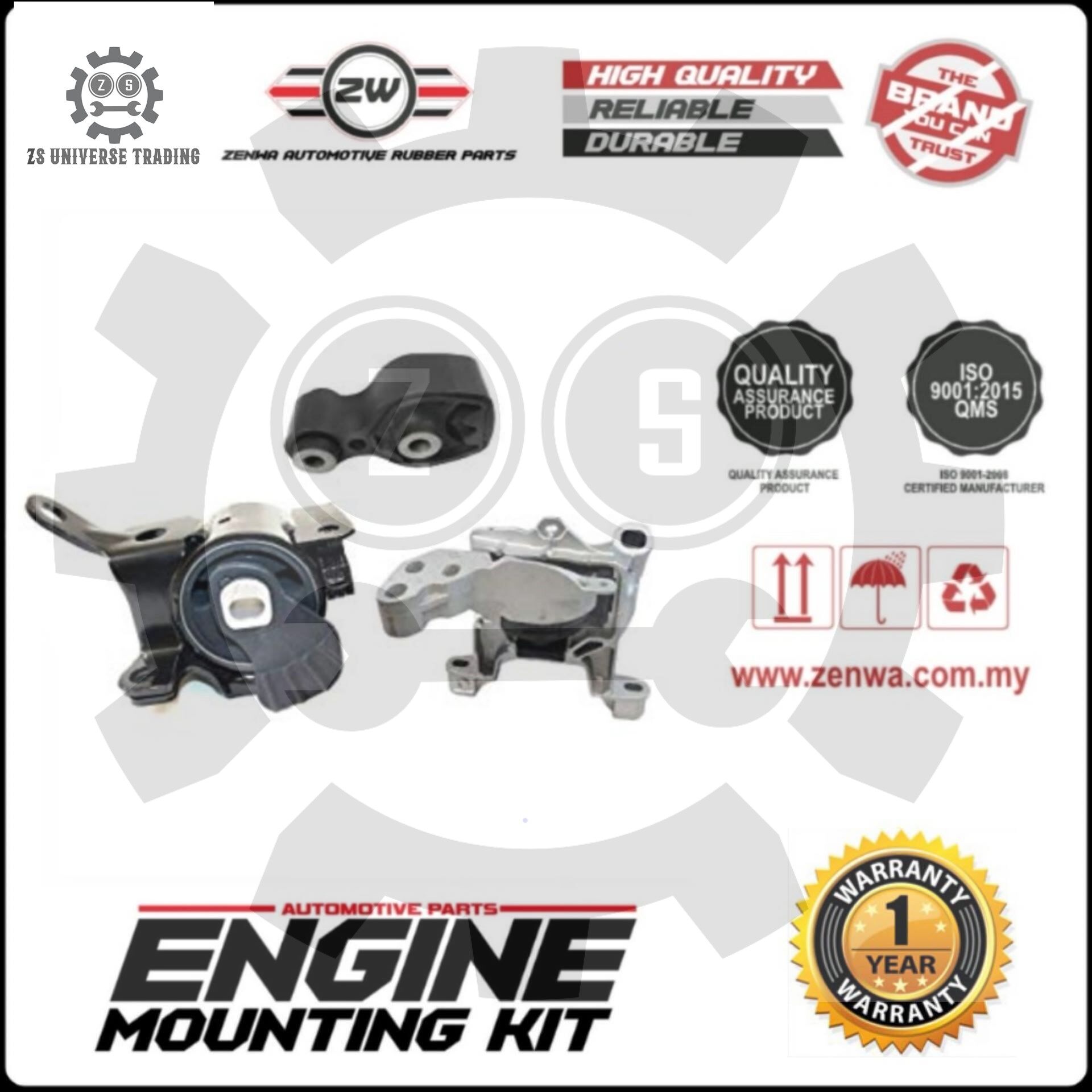 ZW Mazda CX5 2.0 Engine Mounting Kit Set | Lazada