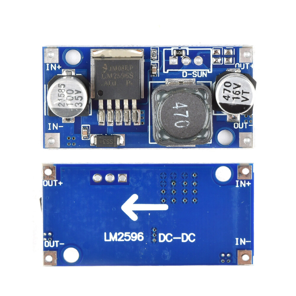 Aideepen LM2596S DC-DC Step-down Power Module Regulator Board Buck Converter High Efficiency ...