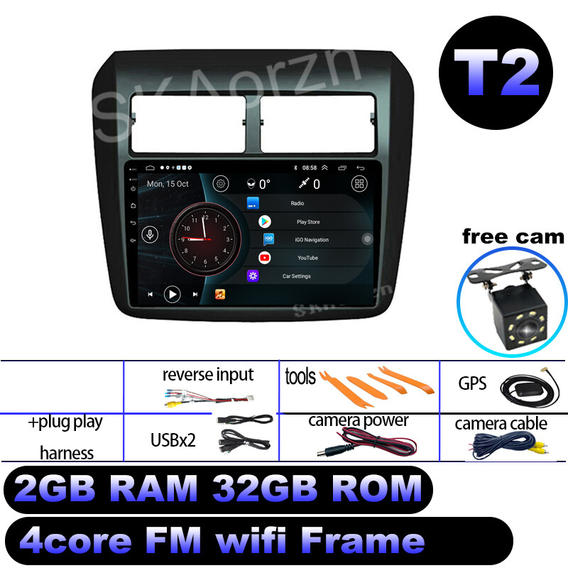 SKAorzn for Toyota Wigo 2012-2019 1 2 4 8GB RAM 9inch Android12 2Din ...