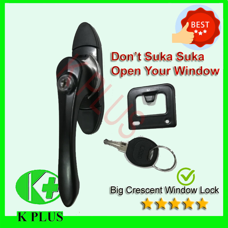 Crescent Lock With Key Big Size Window crescent lock door lock with key ...