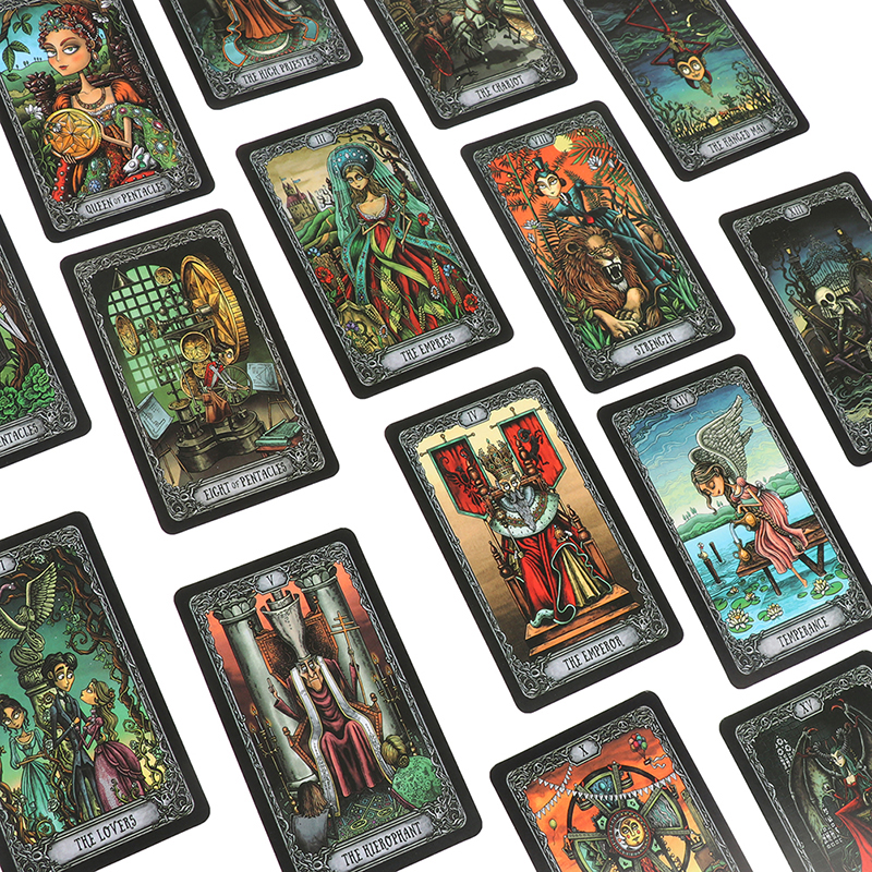 Home & Garden 78PCS Tarot Cards for The Dark Mansion Interactive Board ...
